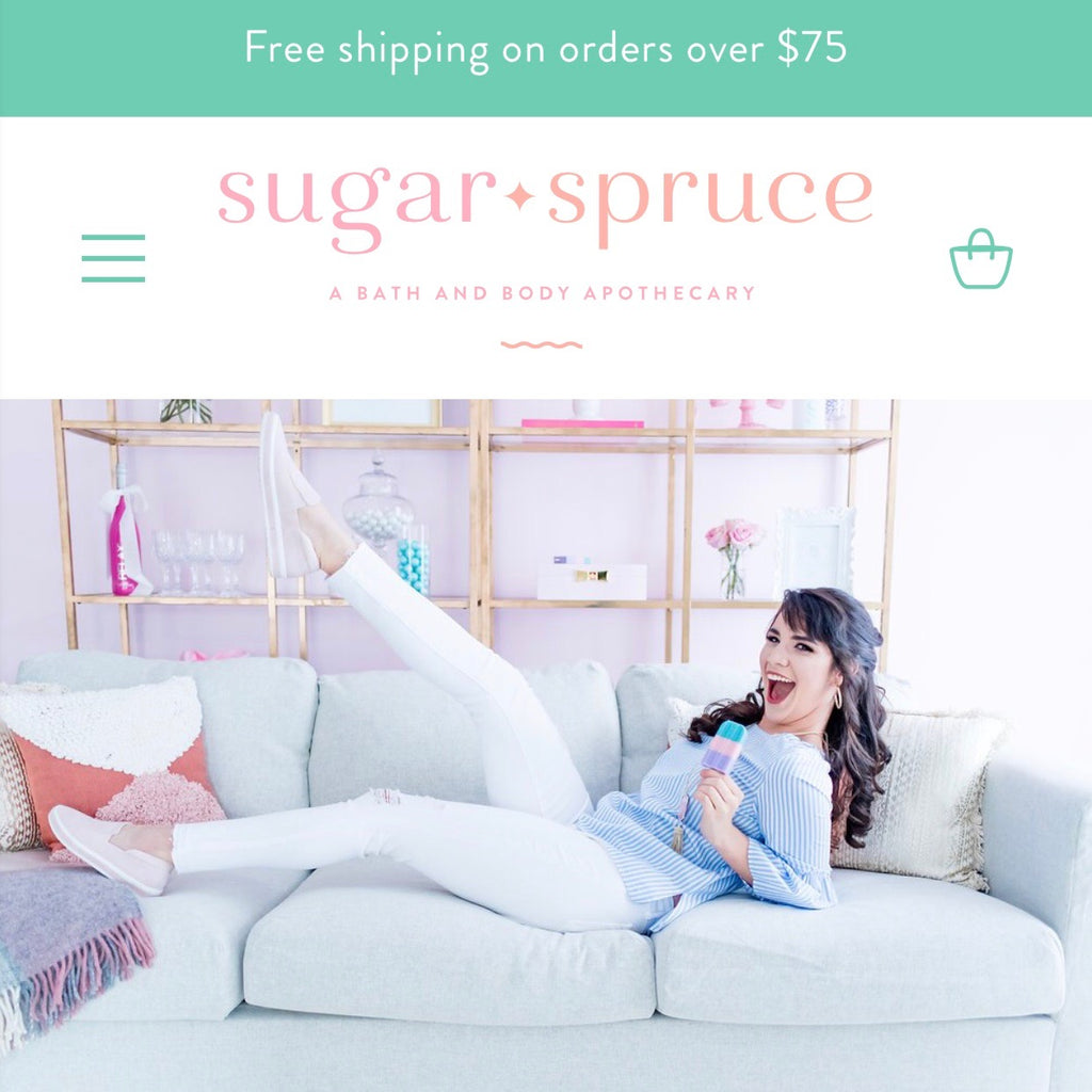 Our Cheeky Secret | A Sweet Website Refresh! – Sugar + Spruce A Bath ...