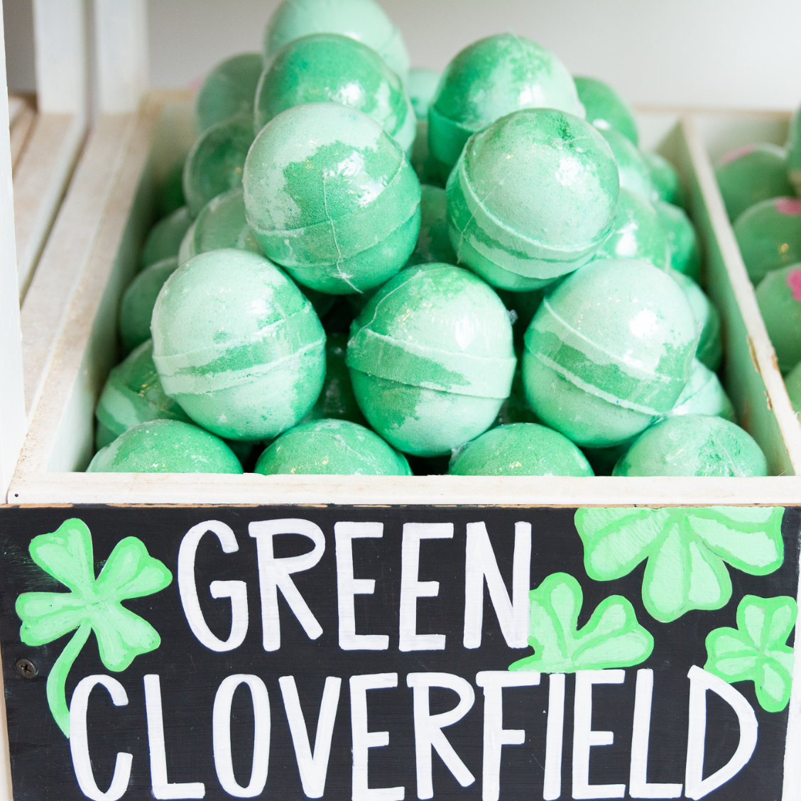 Green Cloverfield Bath Bomb – Sugar + Spruce A Bath And Body Apothecary