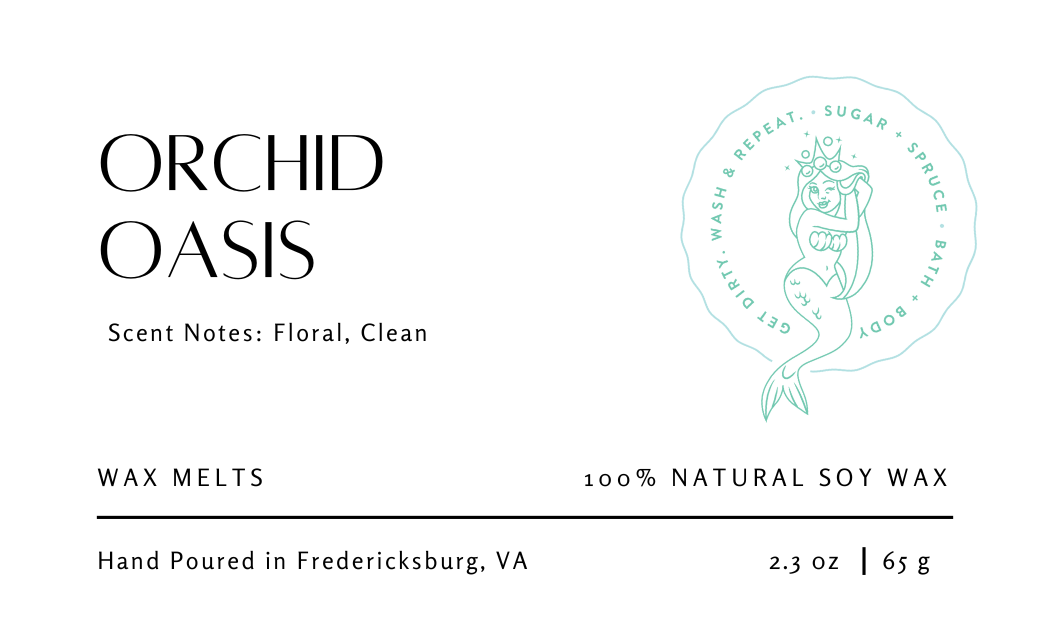 Orchid Oasis Wax Melt – Sugar + Spruce A Bath And Body Apothecary