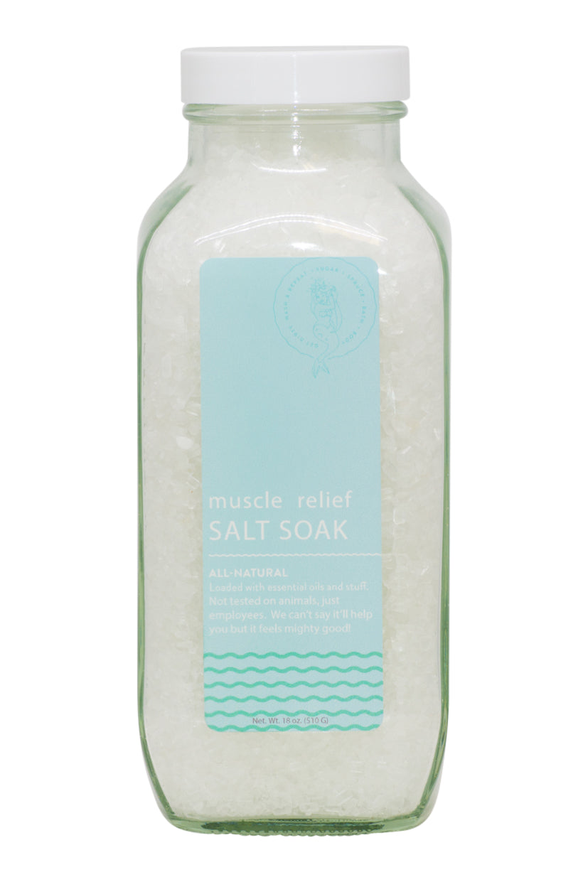 Muscle Relief Salt Soak – Sugar + Spruce A Bath And Body Apothecary